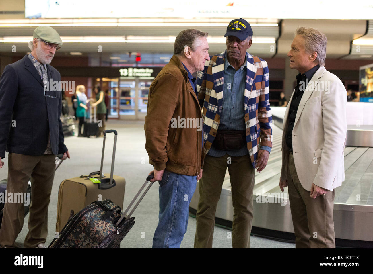 LAST VEGAS, from left: Kevin Kline, Robert De Niro, Morgan Freeman ...