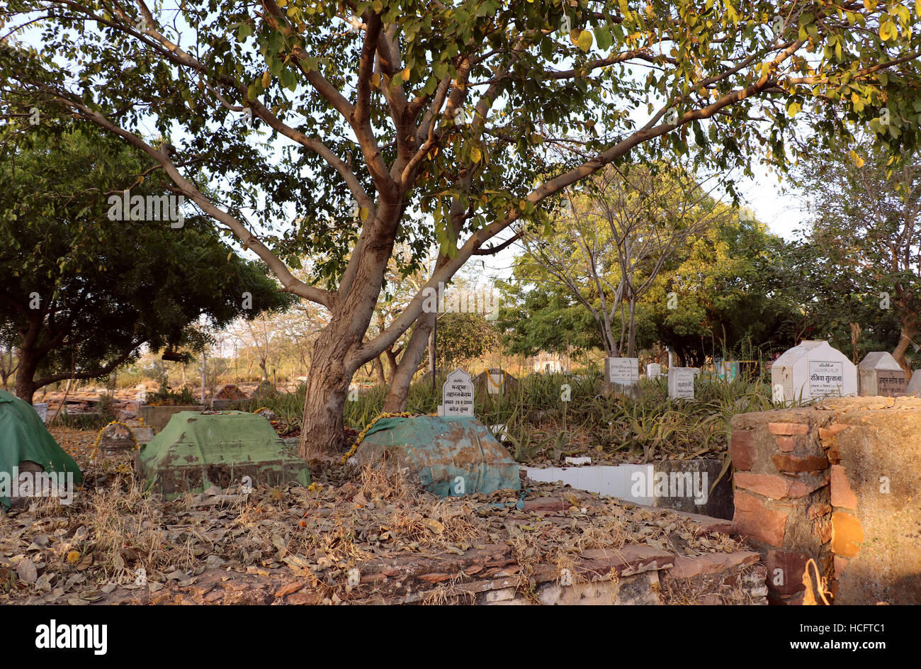 A Muslim graveyard Stock Photo - Alamy