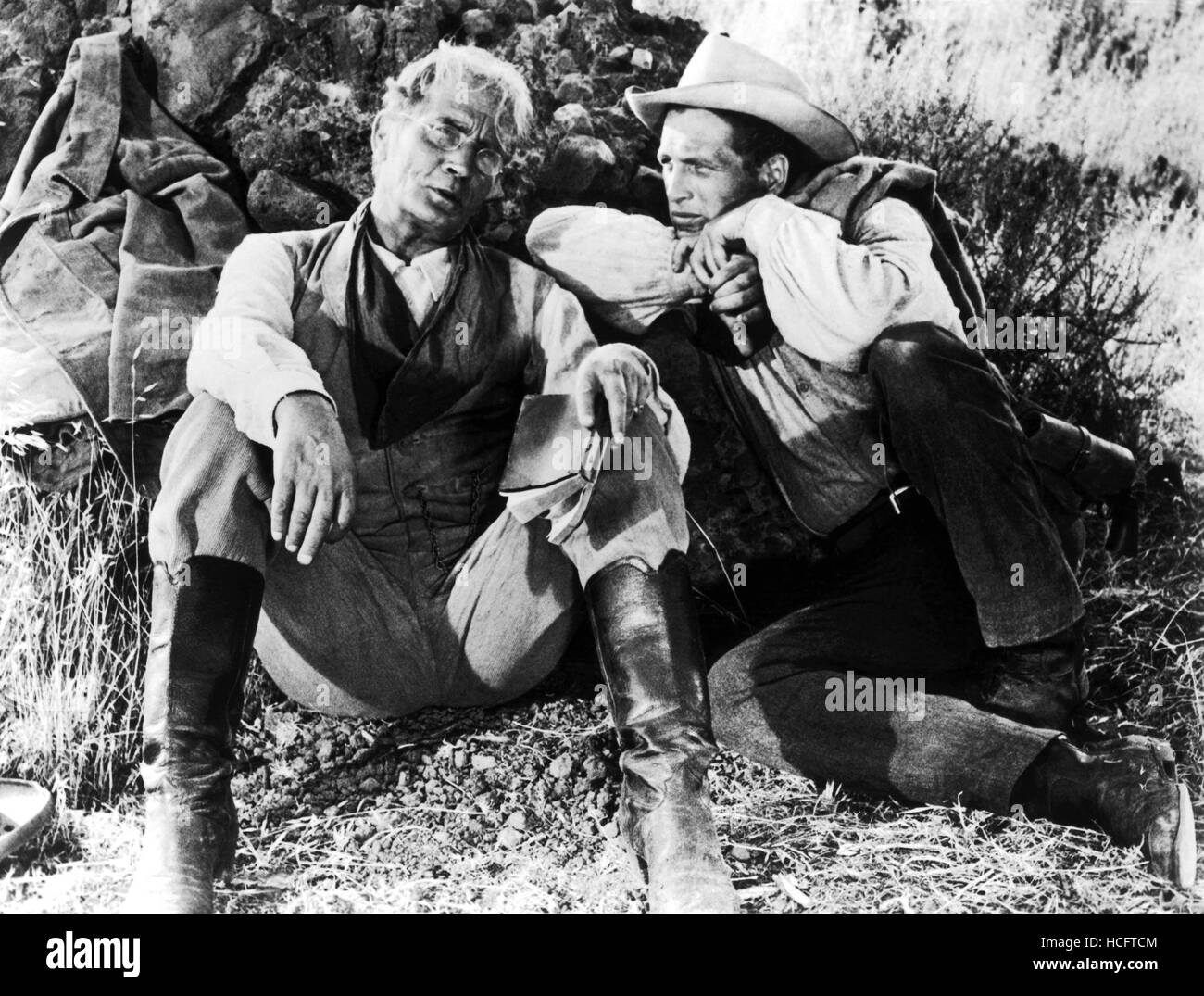 THE LEFT HANDED GUN, from left: Colin Keith-Johnston, Paul Newman, 1958 ...