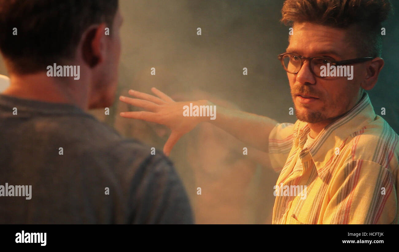 INTERIOR. LEATHER BAR., director Travis Mathews, on set, 2013. /©Strand ...