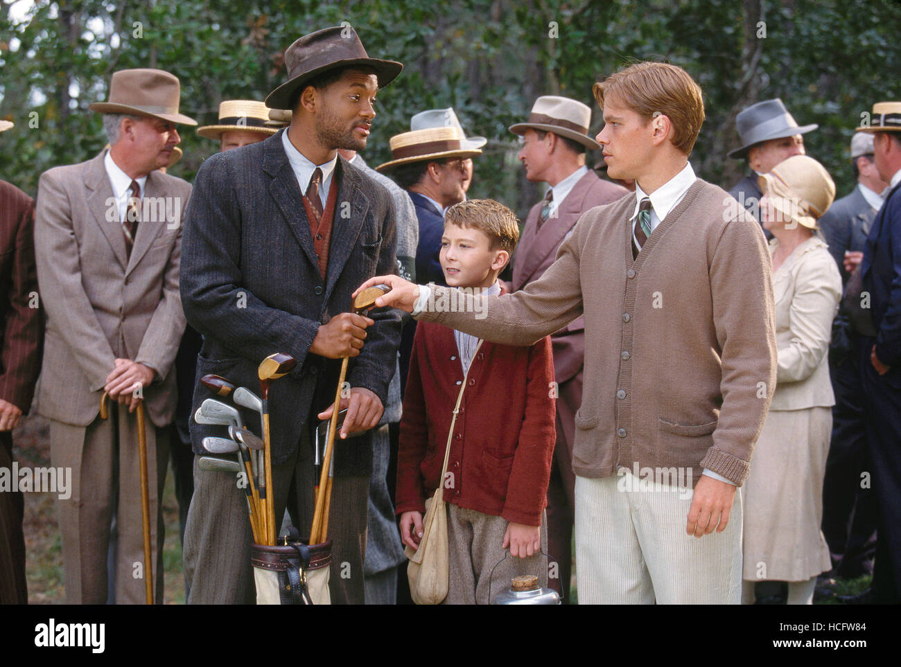 THE LEGEND OF BAGGER VANCE Will Smith, J. Michael Moncrief, Matt Damon ...