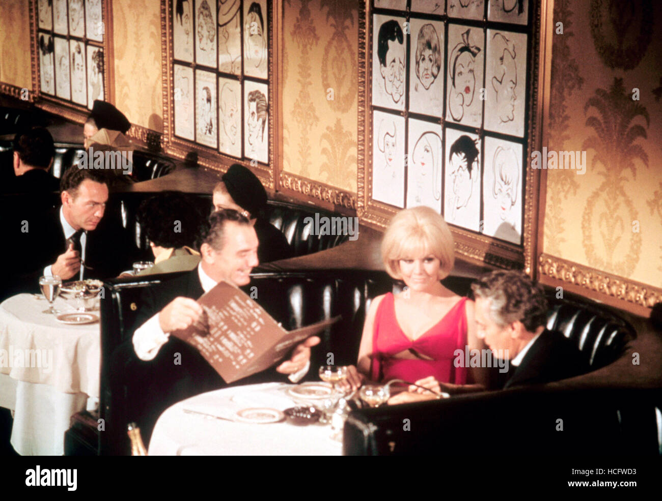 THE LEGEND OF LYLAH CLARE, front from left: Ernest Borgnine, Kim Novak ...