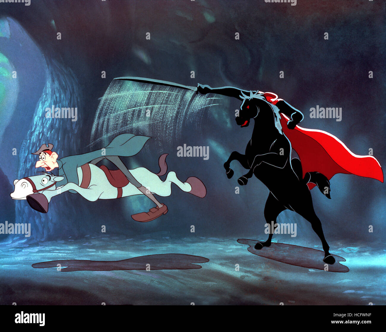 LEGEND OF SLEEPY HOLLOW, Ichabod Crane and the Headless Horseman, 1949 ...