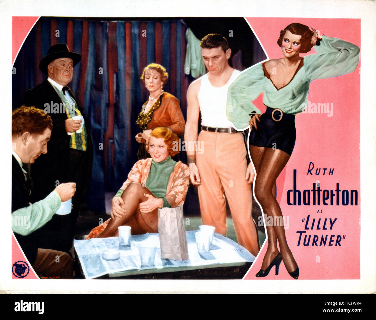 LILLY TURNER, seated from left: Frank McHugh, Ruth Chatterton, standing ...