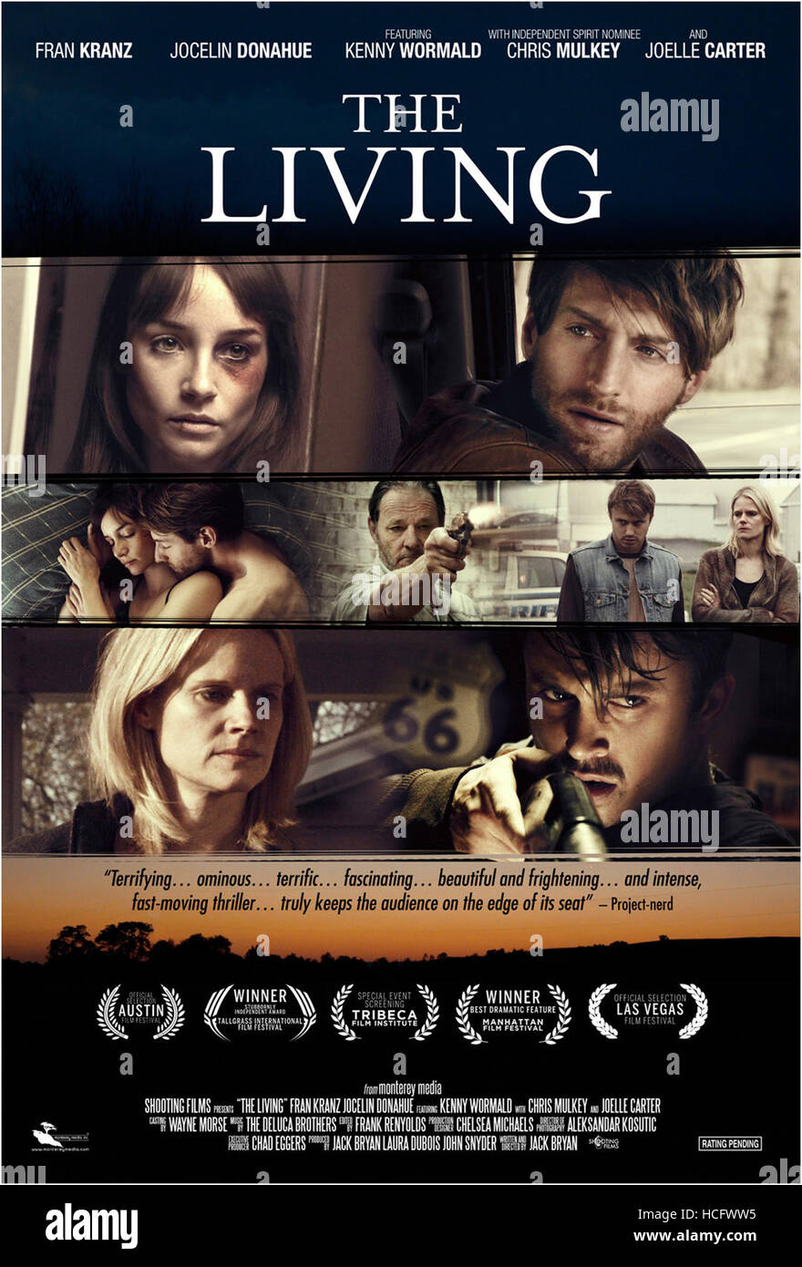 THE LIVING, US poster, top l-r: Jocelin Donahue, Fran Kranz, center l-r ...