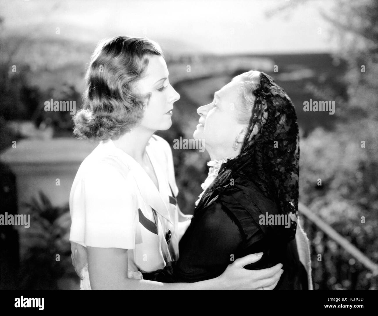 LOVE AFFAIR, from left: Irene Dunne, Maria Ouspenskaya, 1939 Stock ...