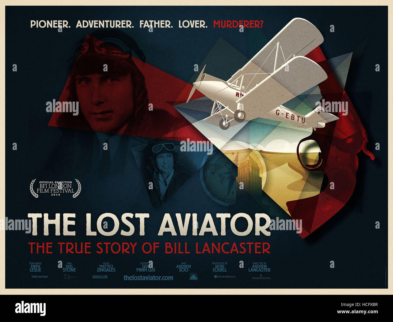 THE LOST AVIATOR, Australian poster, from left: Bill Lancaster, Jessie ...