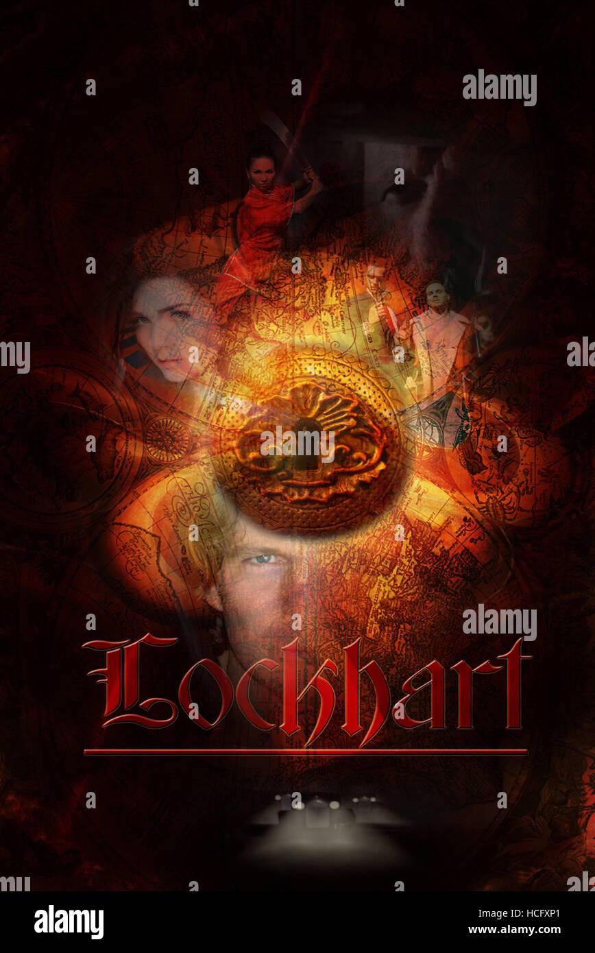 LOCKHART, international poster, Lina Bubisa (left), David A. Lockhart (bottom), 2013 Stock Photo ...