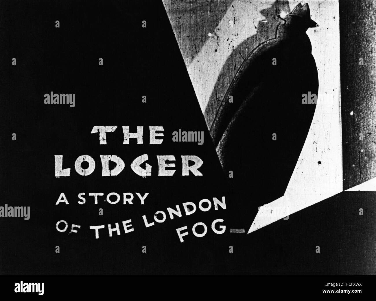 THE LODGER: A STORY OF THE LONDON FOG, 1927 Stock Photo - Alamy