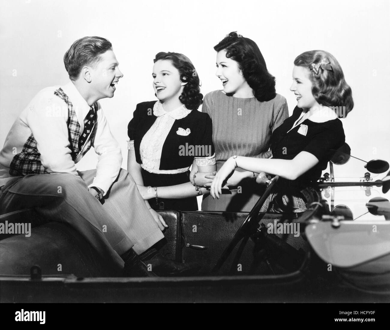 LOVE FINDS ANDY HARDY, Mickey Rooney, Judy Garland, Ann Rutherford ...