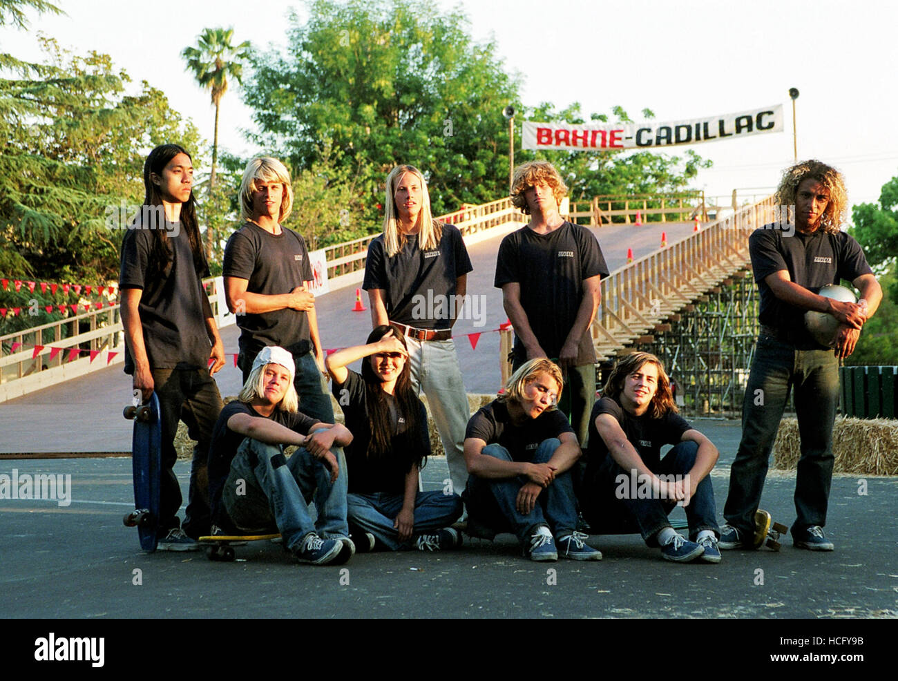 LORDS OF DOGTOWN, back row, from left: Don Nguyen, Mike Ogas, John ...