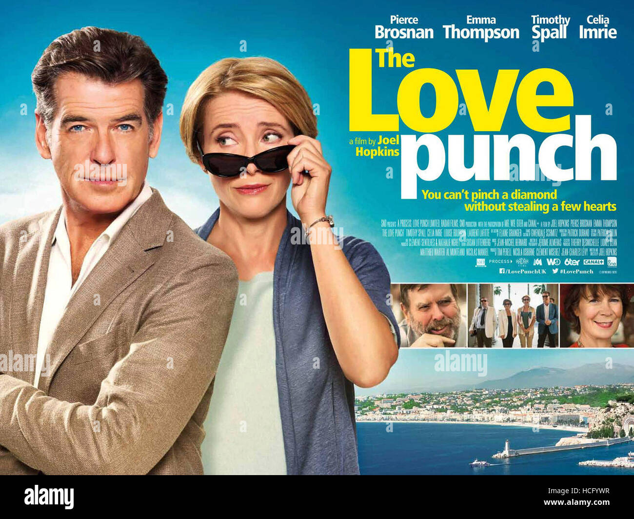 THE LOVE PUNCH, British poster art, from left: Pierce Brosnan, Emma ...