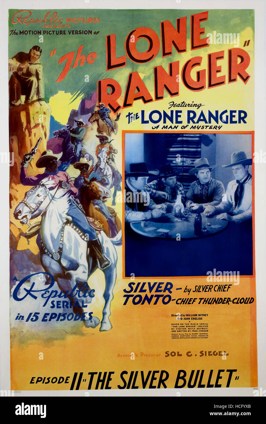 THE LONE RANGER, (Chapter 2: The Silver Bullet), 1938 Stock Photo - Alamy