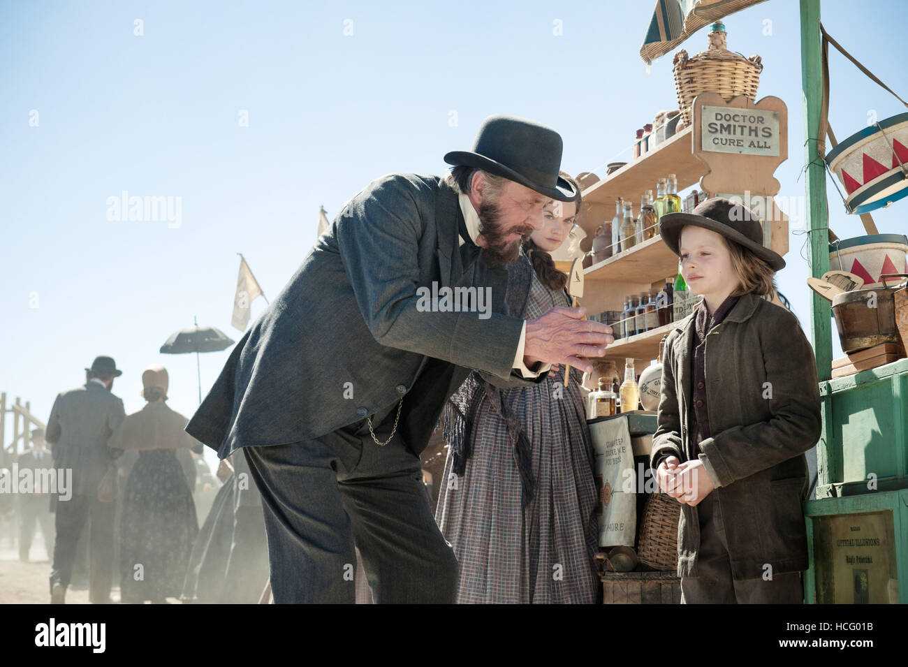THE LONE RANGER, from left: Tom Wilkinson, Ruth Wilson, Bryant Prince ...