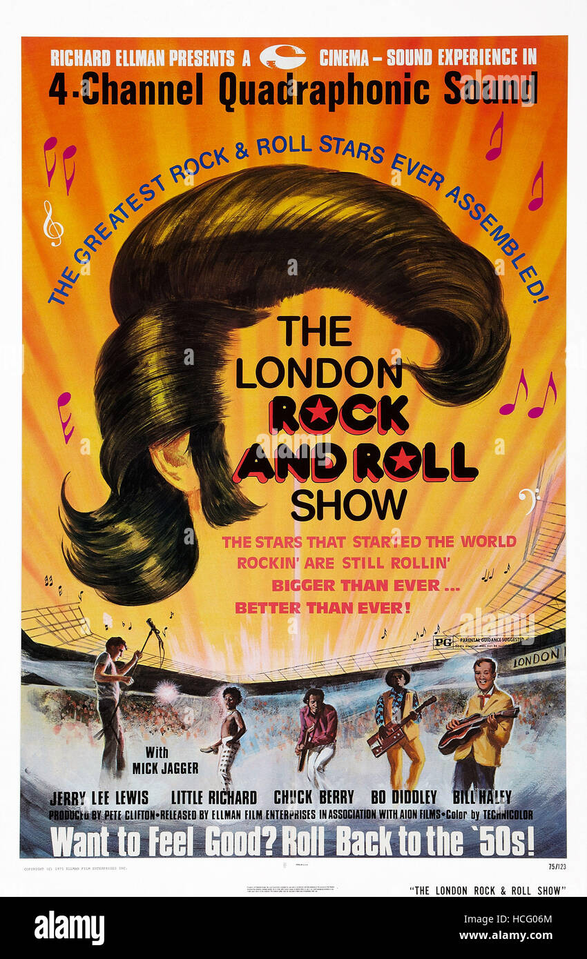 THE LONDON ROCK AND ROLL SHOW, US poster art, bottom from left: Jerry ...
