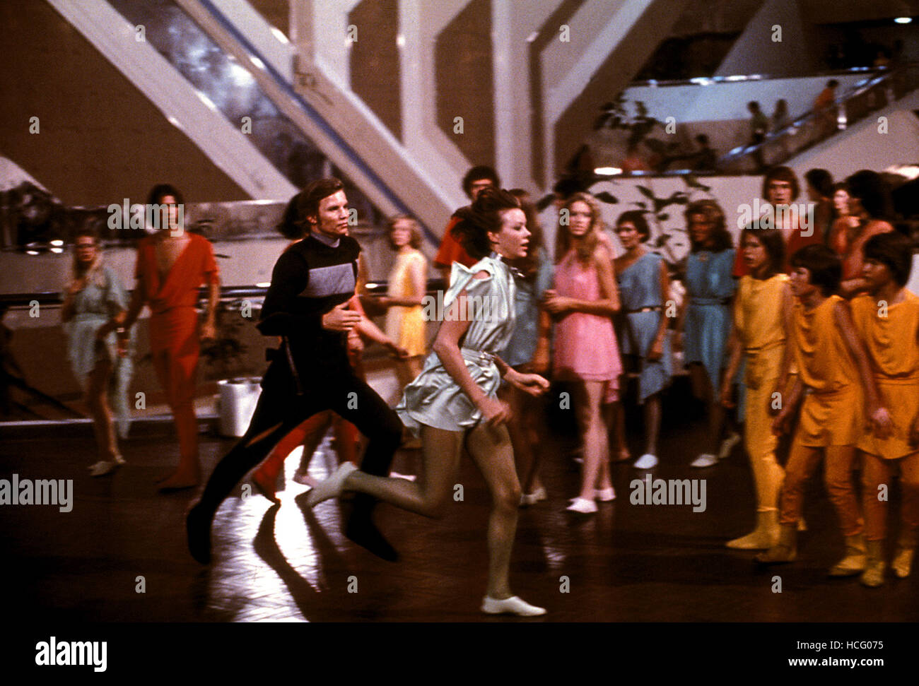 LOGAN'S RUN, Michael York, Jenny Agutter, 1976 Stock Photo - Alamy