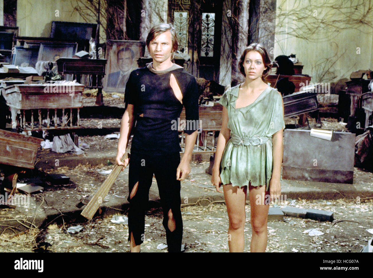LOGAN'S RUN, Michael York, Jenny Agutter, 1976 Stock Photo - Alamy