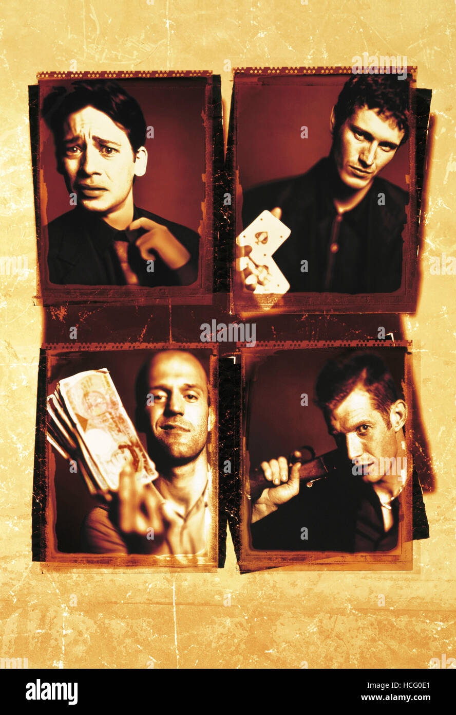 LOCK, STOCK AND TWO SMOKING BARRELS, (top) Dexter Fletcher, Nick Moran ...