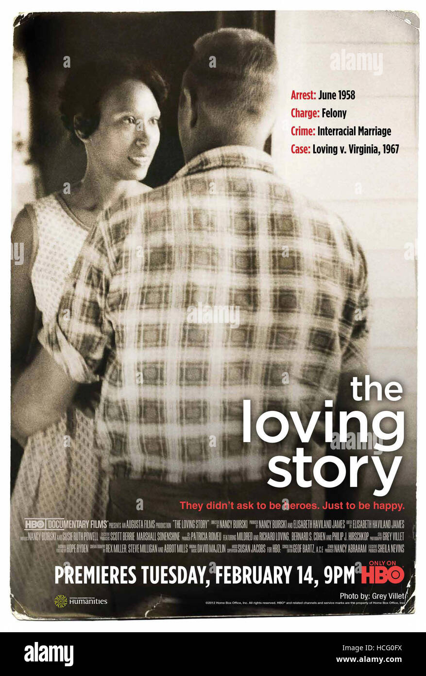 THE LOVING STORY, US poster art, from left: Mildred Loving, Richard ...