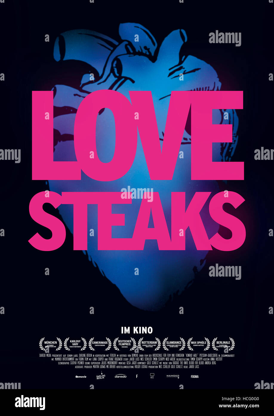 LOVE STEAKS, German poster art, 2013. ©Daredo Media/Courtesy Everett ...