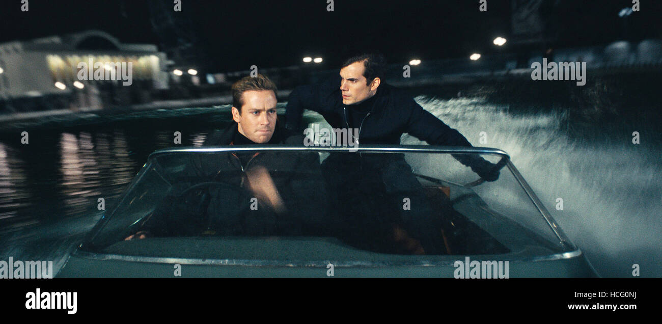 THE MAN FROM U.N.C.L.E., l-r: Armie Hammer, Henry Cavill, 2015. ©Warner ...