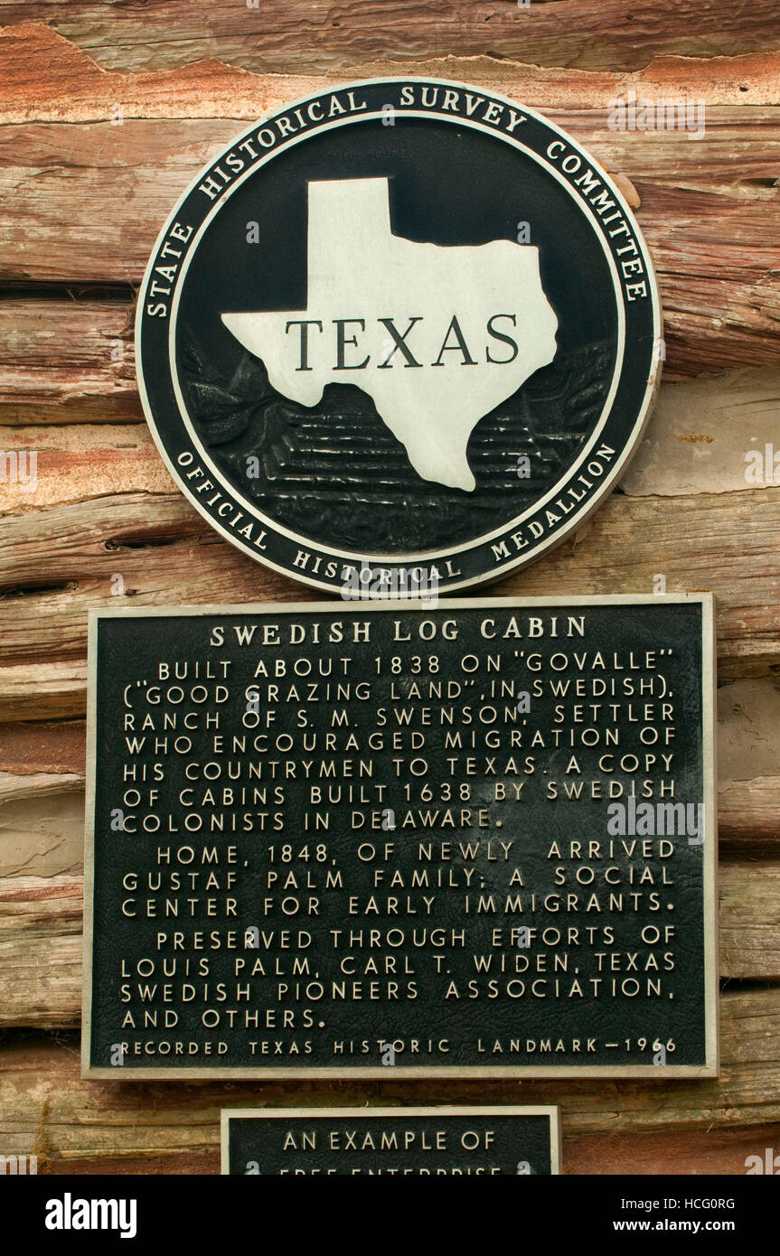 Historic marker, Zilker Botanical Garden, Austin, Texas Stock Photo - Alamy