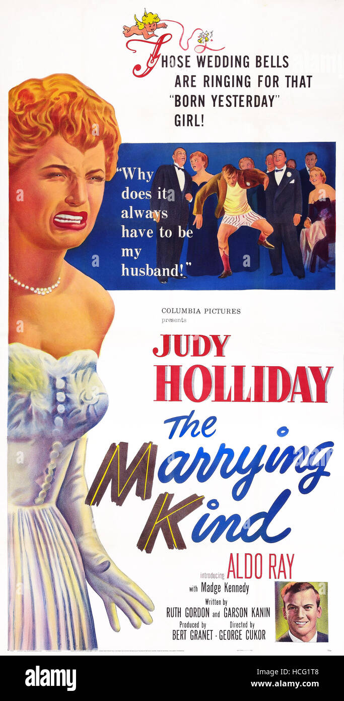 THE MARRYING KIND, US poster art, left: Judy Holliday; bottom right ...