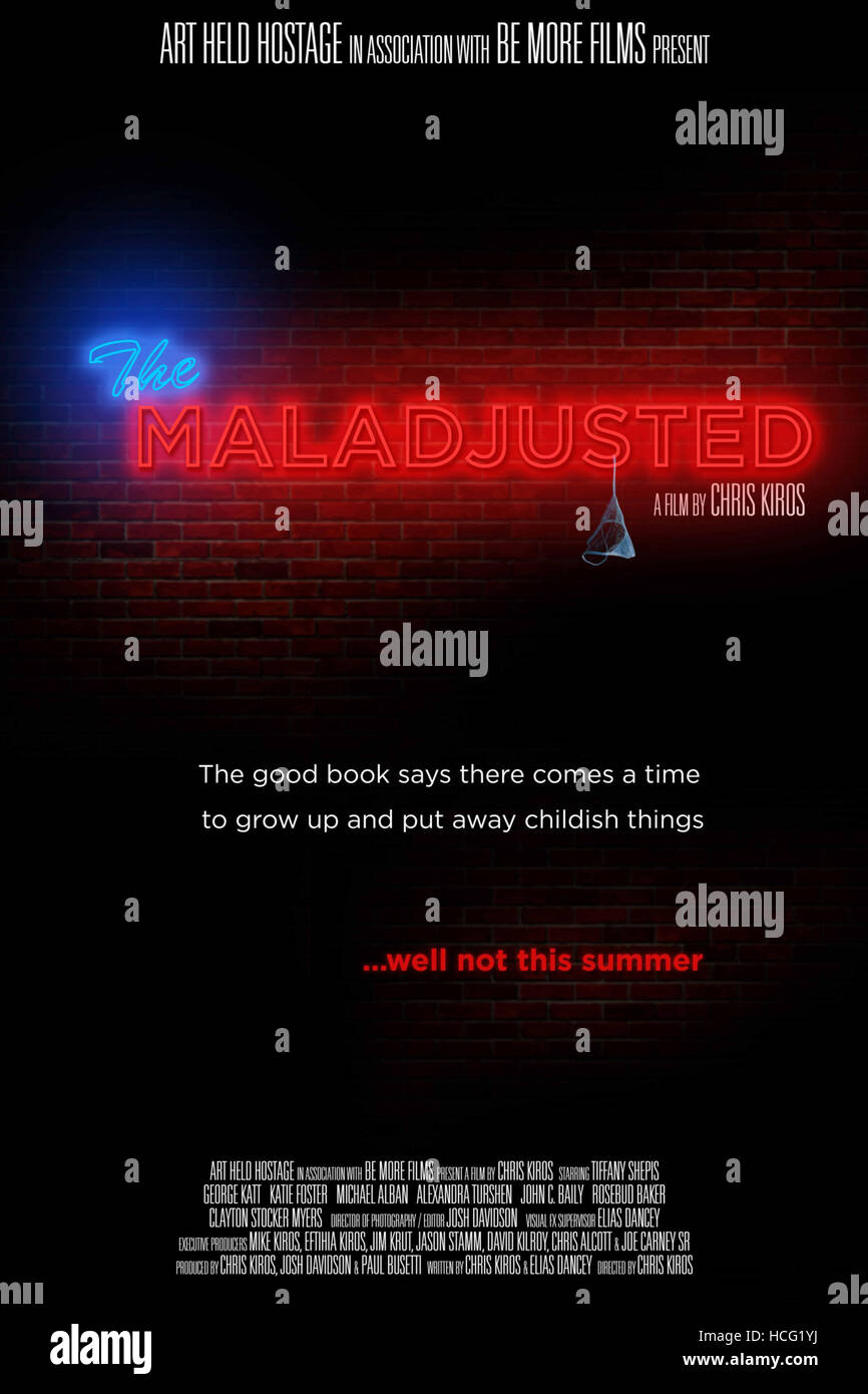 THE MALADJUSTED, US poster art, 2013. ©Art Held Hostage/Courtesy ...