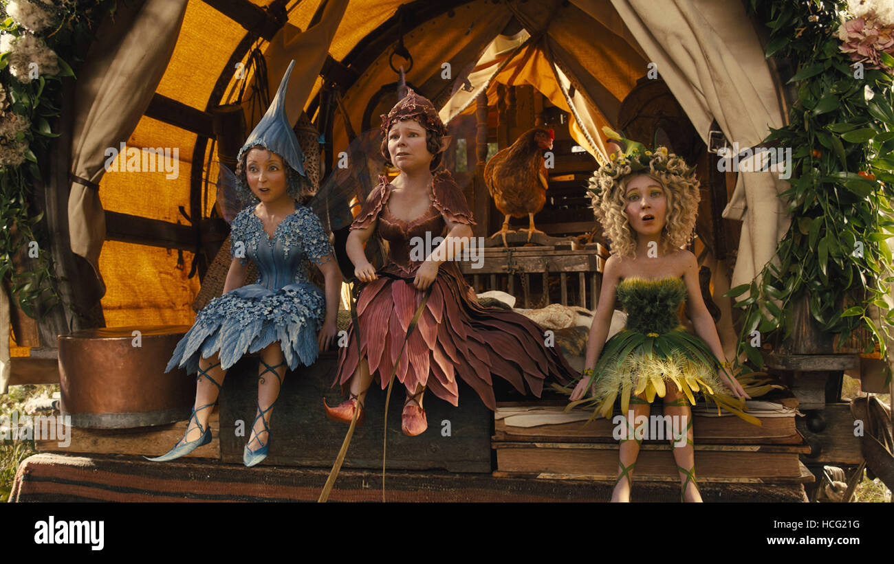 MALEFICENT, from left: Lesley Manville, Imelda Staunton, Juno Temple, 2014. ©Walt Disney ...