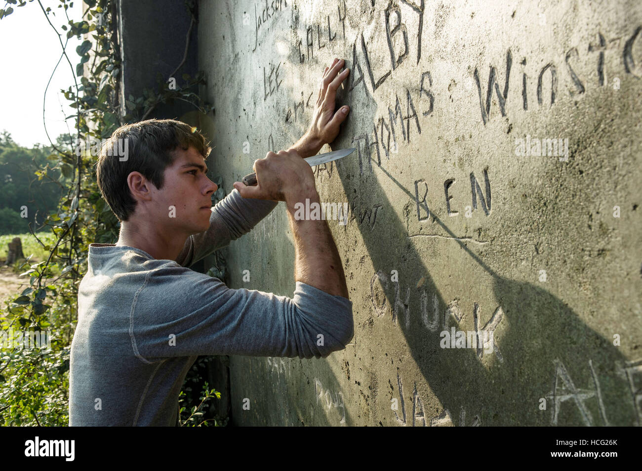 THE MAZE RUNNER, Dylan O'Brien, 2014. ph: Ben Rothstein/TM and ...