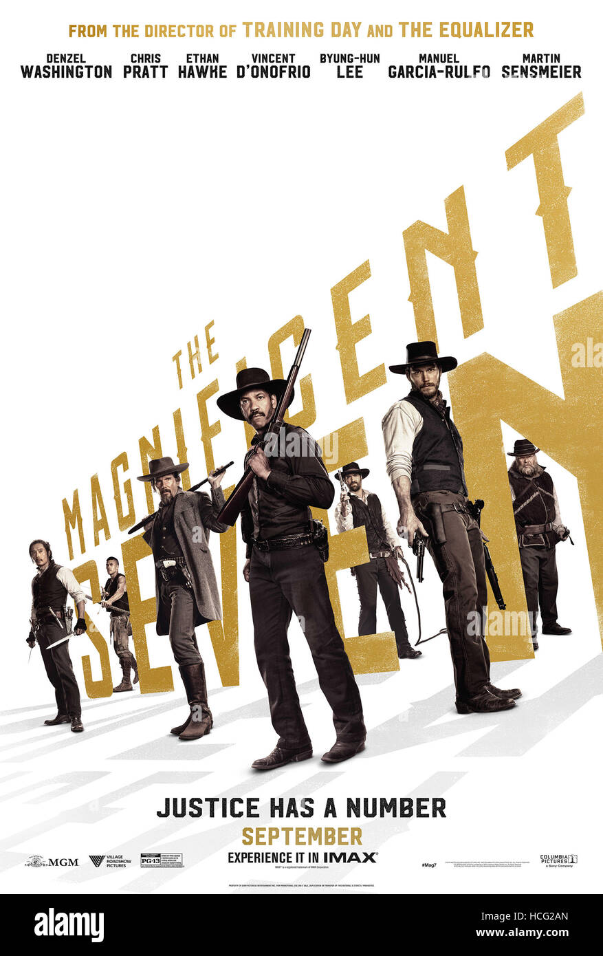 The magnificent seven poster hi-res stock photography and images - Alamy