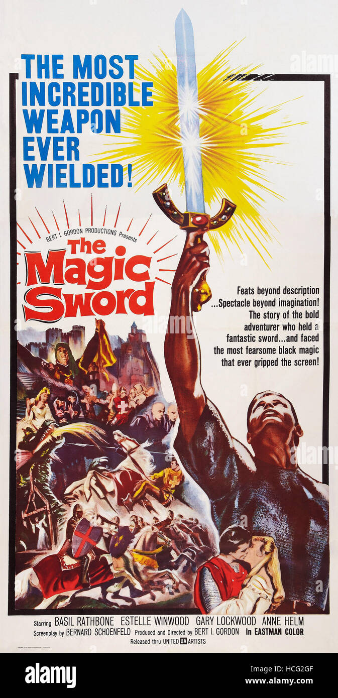 THE MAGIC SWORD, US poster art, 1962 Stock Photo - Alamy