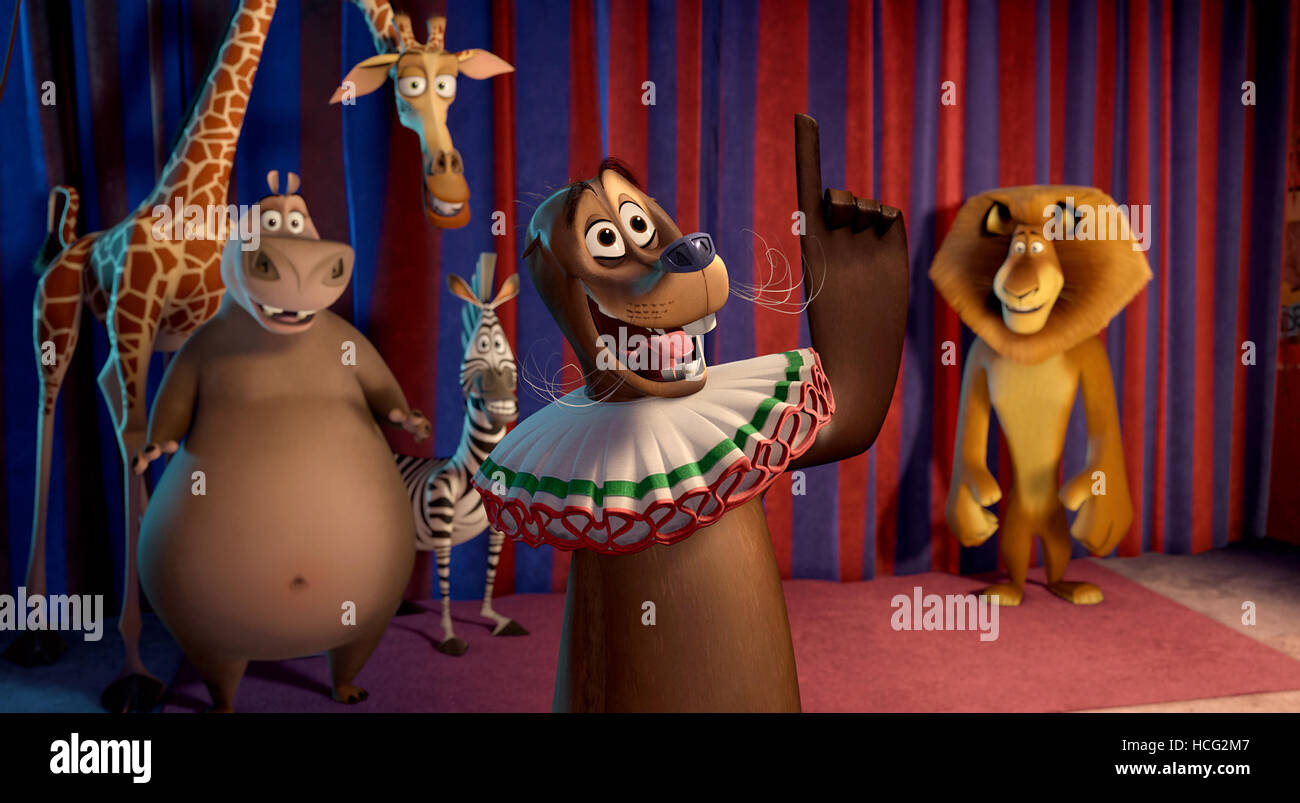 MADAGASCAR 3: EUROPE'S MOST WANTED, from left: Melman (voice: David ...