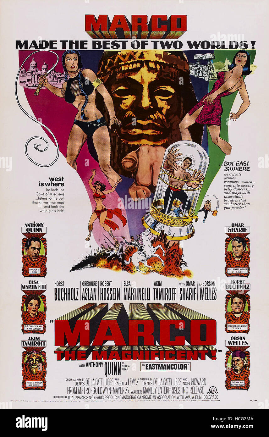 MARCO THE MAGNIFICENT, (aka LA FABULEUSE AVENTURE DE MARCO POLO), US ...