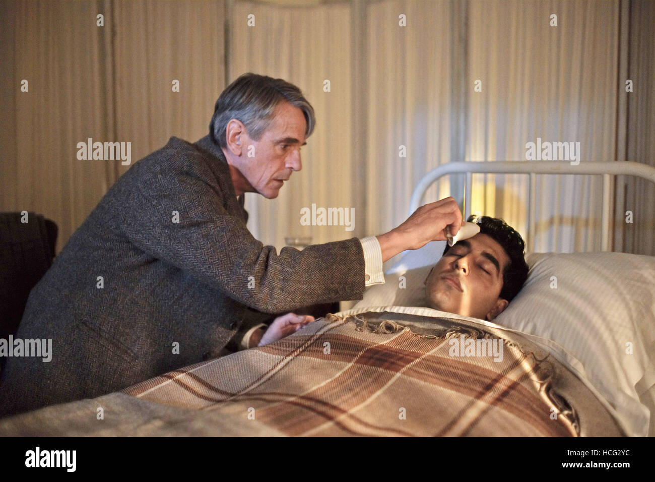 THE MAN WHO KNEW INFINITY, from left: Jeremy Irons, Dev Patel, 2015 ...