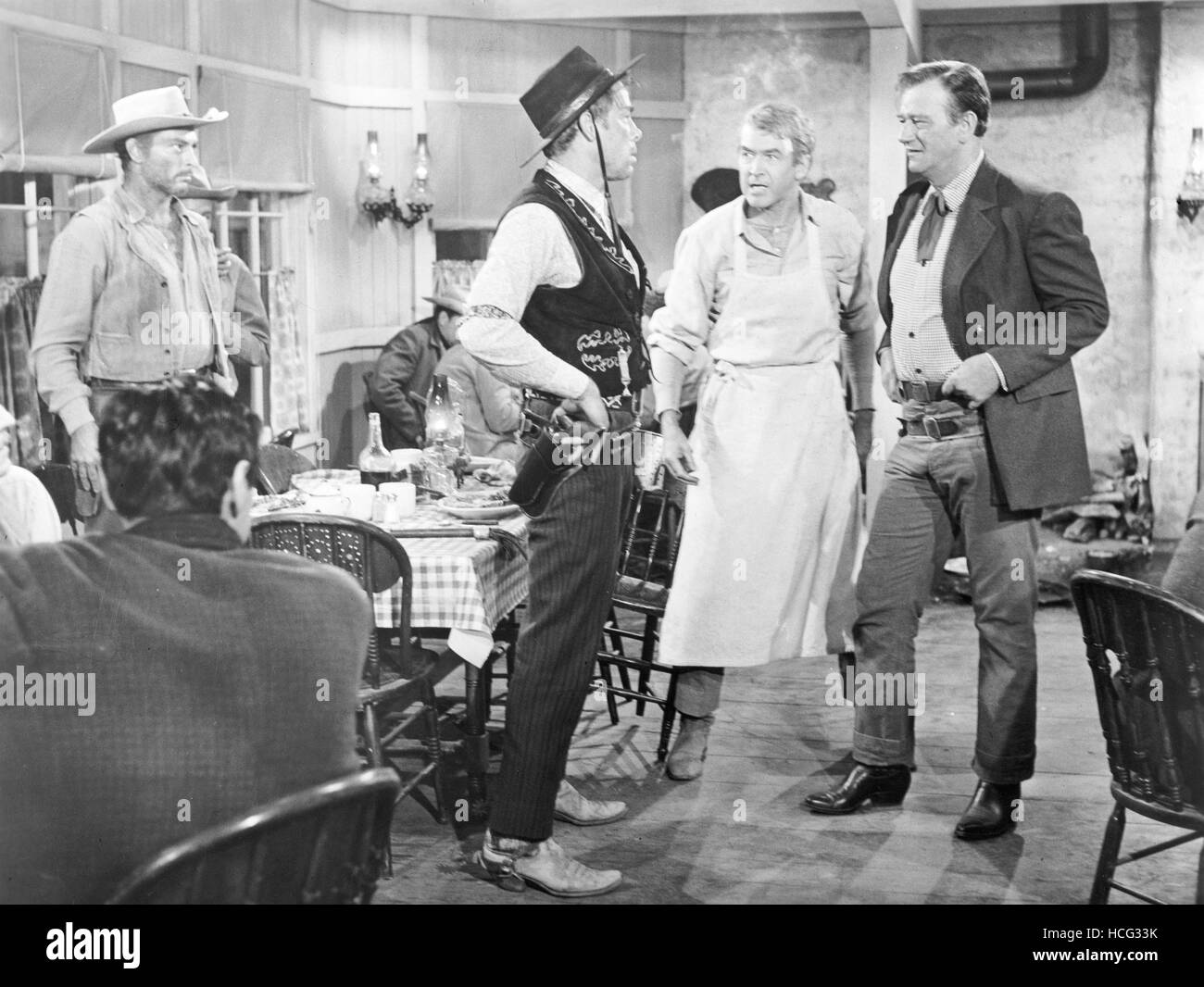 THE MAN WHO SHOT LIBERTY VALANCE, Lee Van Cleef, Lee Marvin, James ...