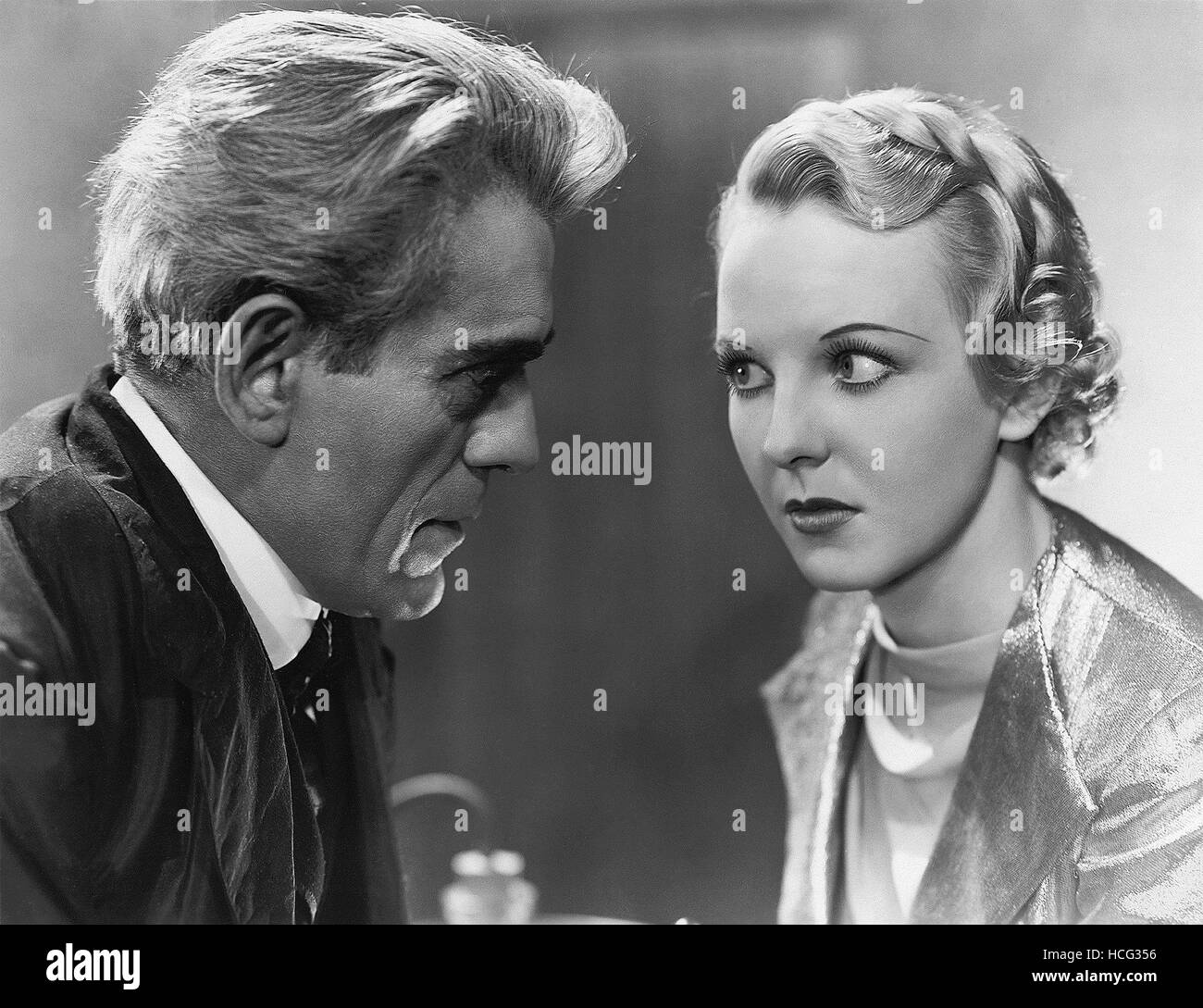 THE MAN WHO CHANGED HIS MIND, from left: Boris Karloff, Anna Lee, 1936 Stock Photo - Alamy