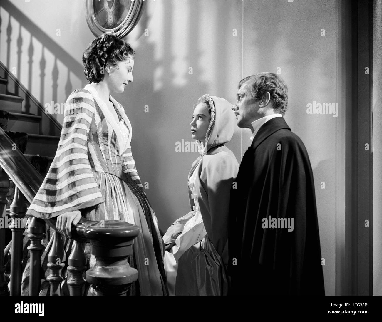 THE MAN WITH A CLOAK, from left: Barbara Stanwyck, Leslie Caron, Joseph ...