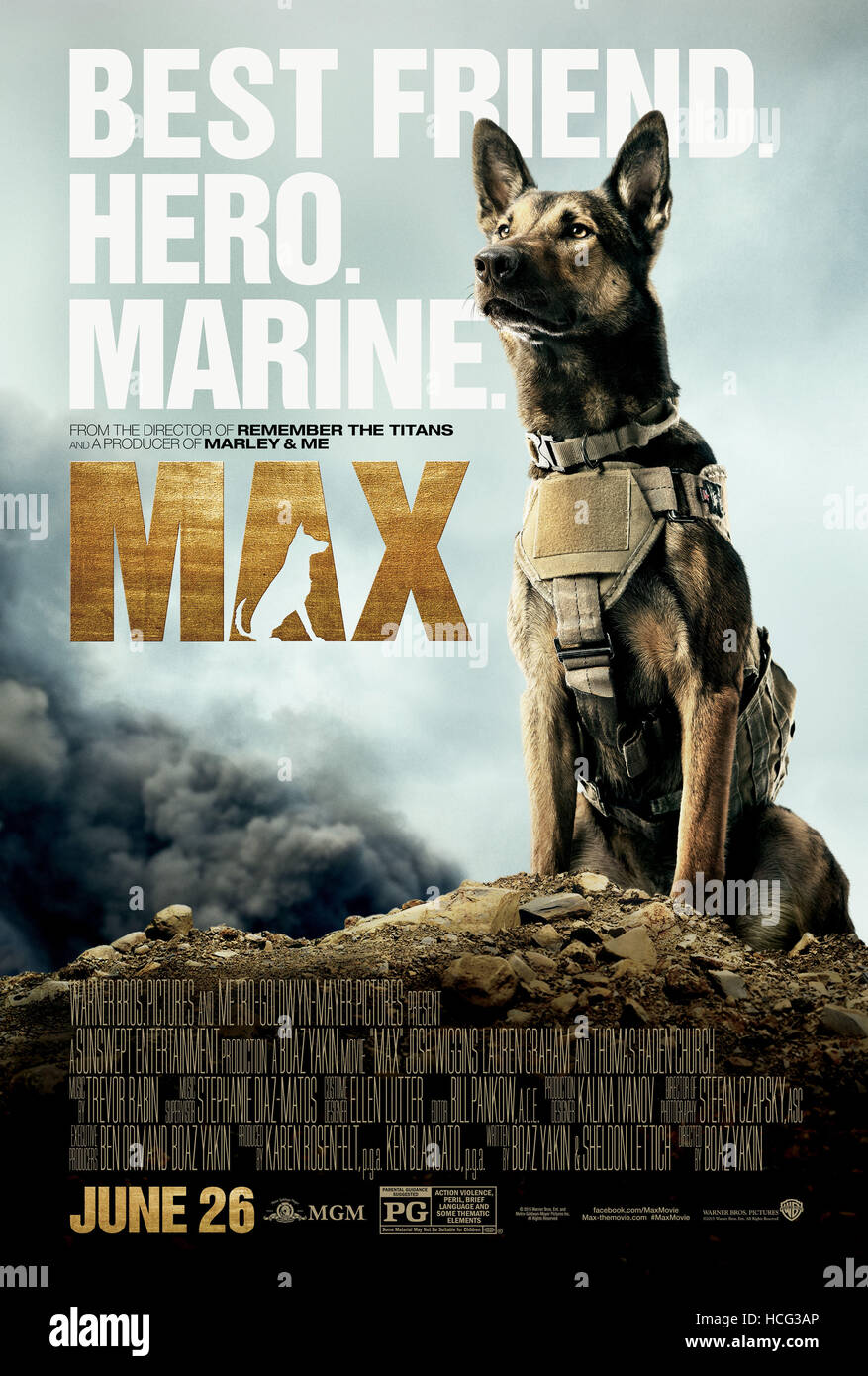 MAX, US poster, 2015. ©Warner Bros. Pictures/courtesy Everett ...