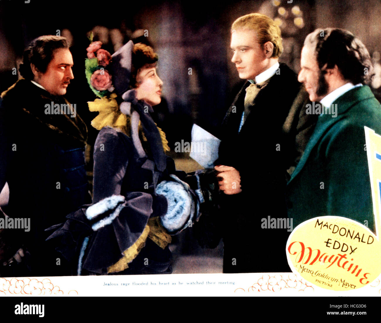 MAYTIME. from left: John Barrymore, Jeanette MacDonald, Nelson Eddy ...