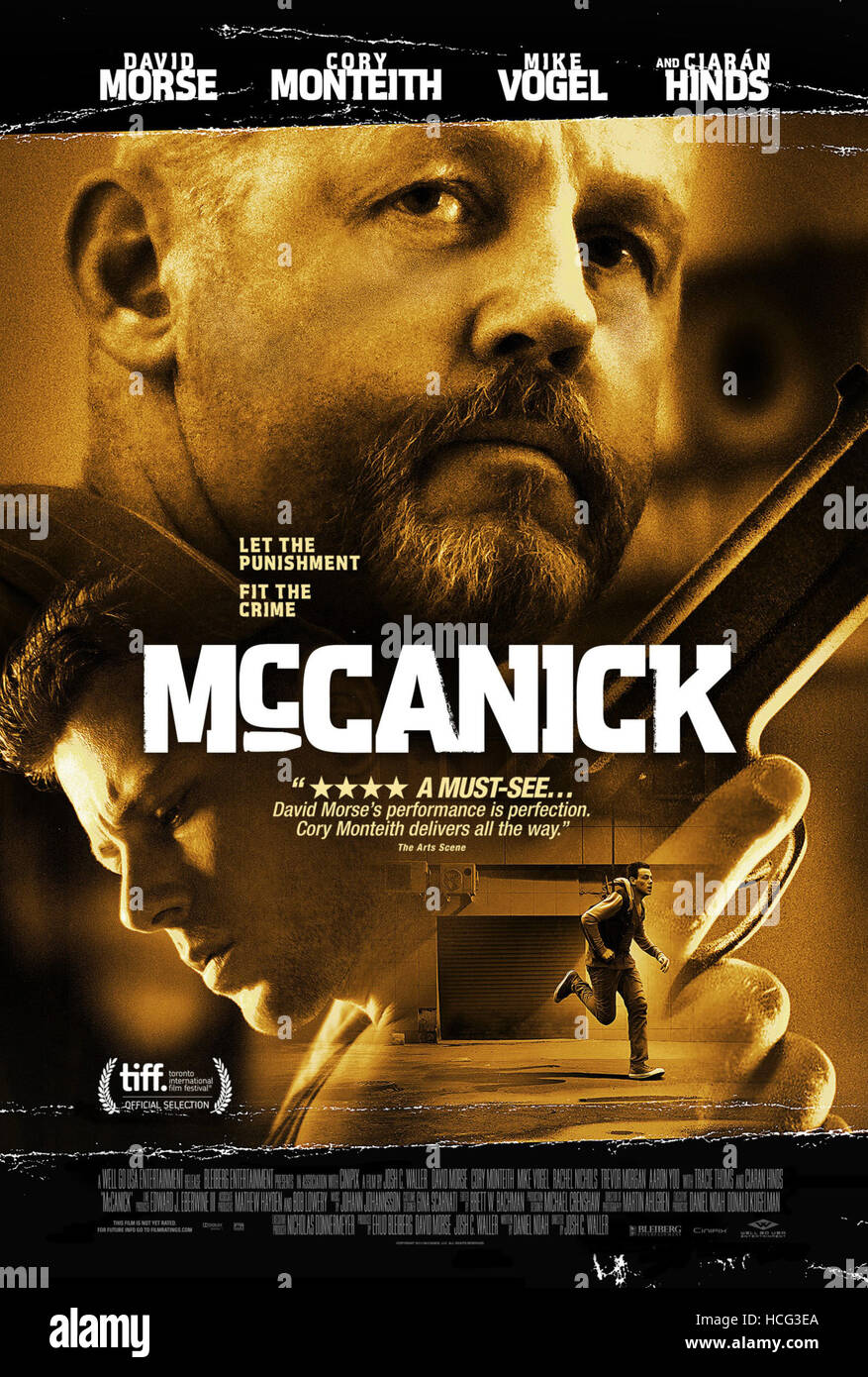 MCCANICK, US poster, top: David Morse, bottom: Cory Monteith, 2013. ©Well Go USA Entertainment ...