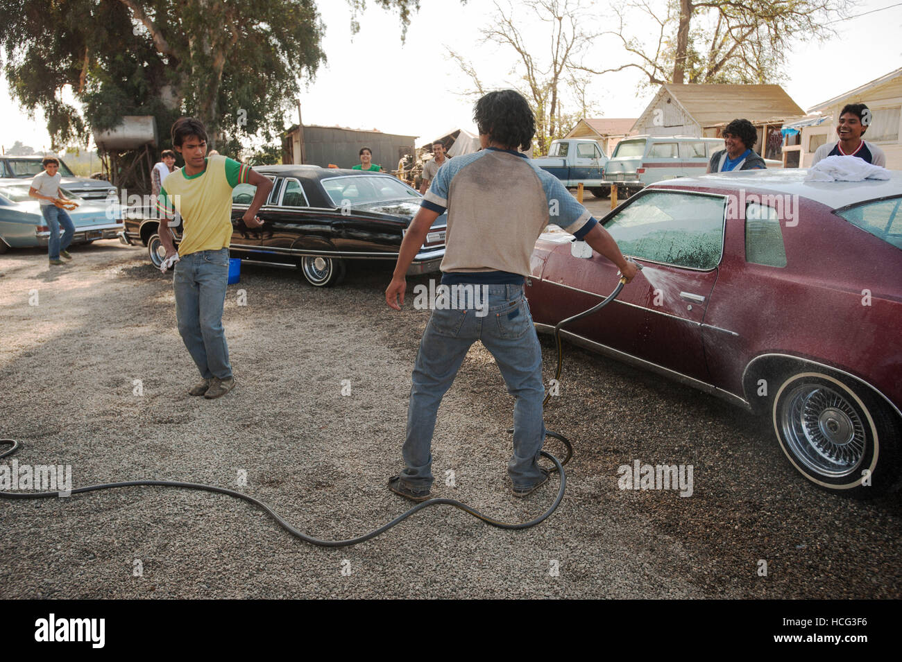 MCFARLAND, USA, from left: Michael Aguero, Johnny Ortiz, Ramiro ...