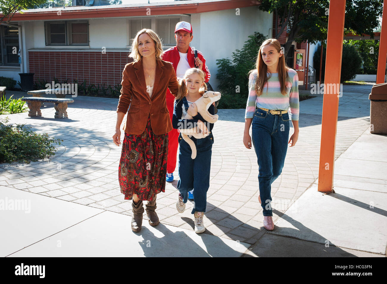 MCFARLAND, USA, l-r: Maria Bello, Kevin Costner, Elsie Fisher, Morgan ...
