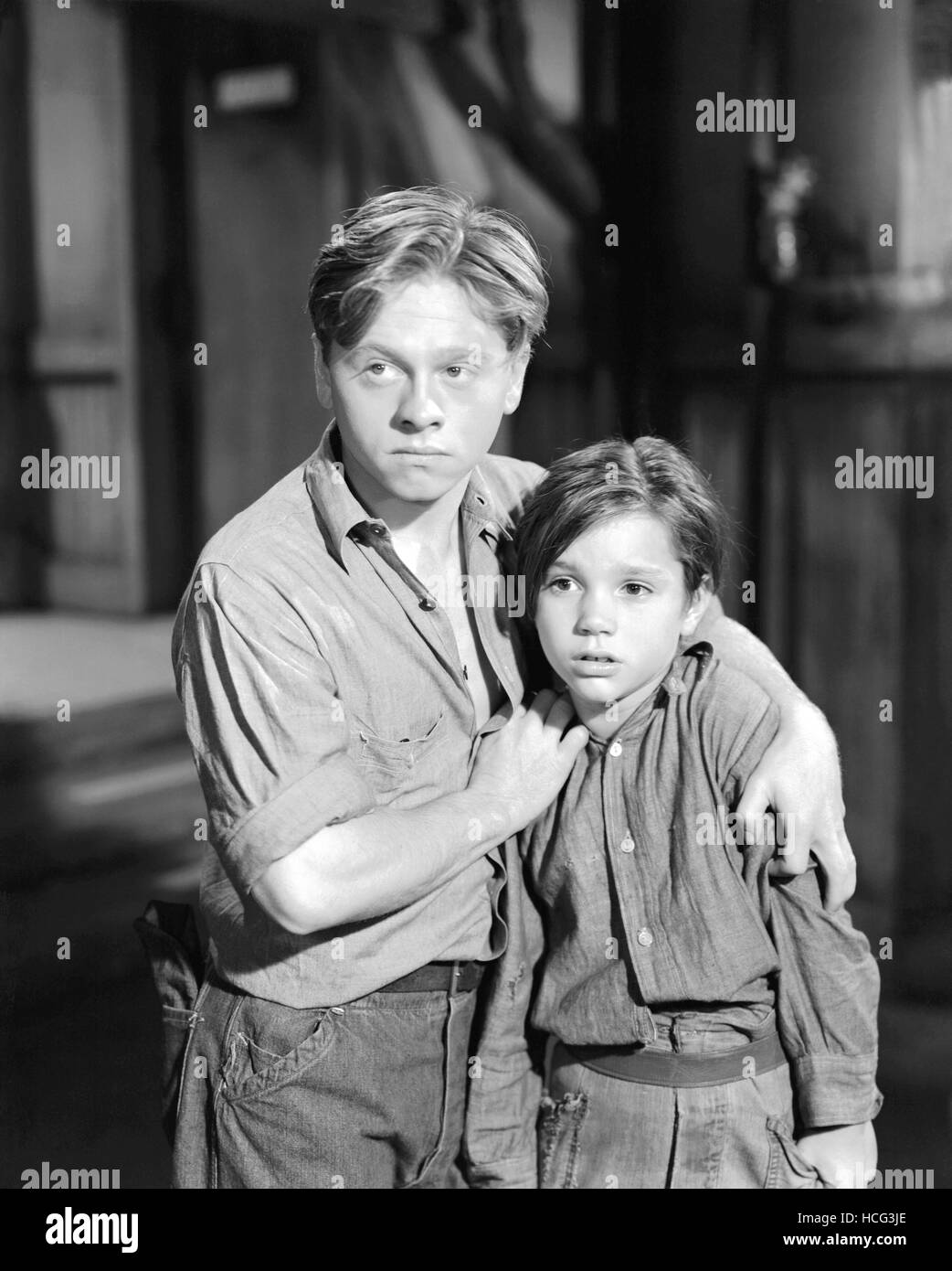 MEN OF BOYS TOWN, Mickey Rooney, Darryl Hickman, 1941 Stock Photo - Alamy
