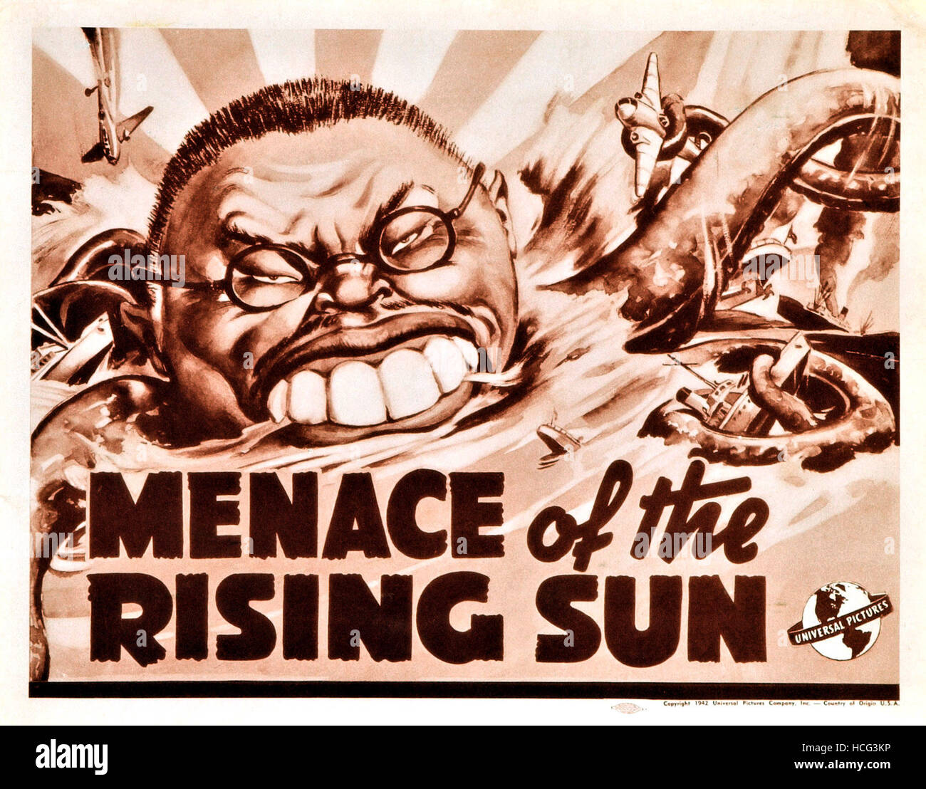 MENACE OF THE RISING SUN, US lobbycard, 1942 Stock Photo - Alamy