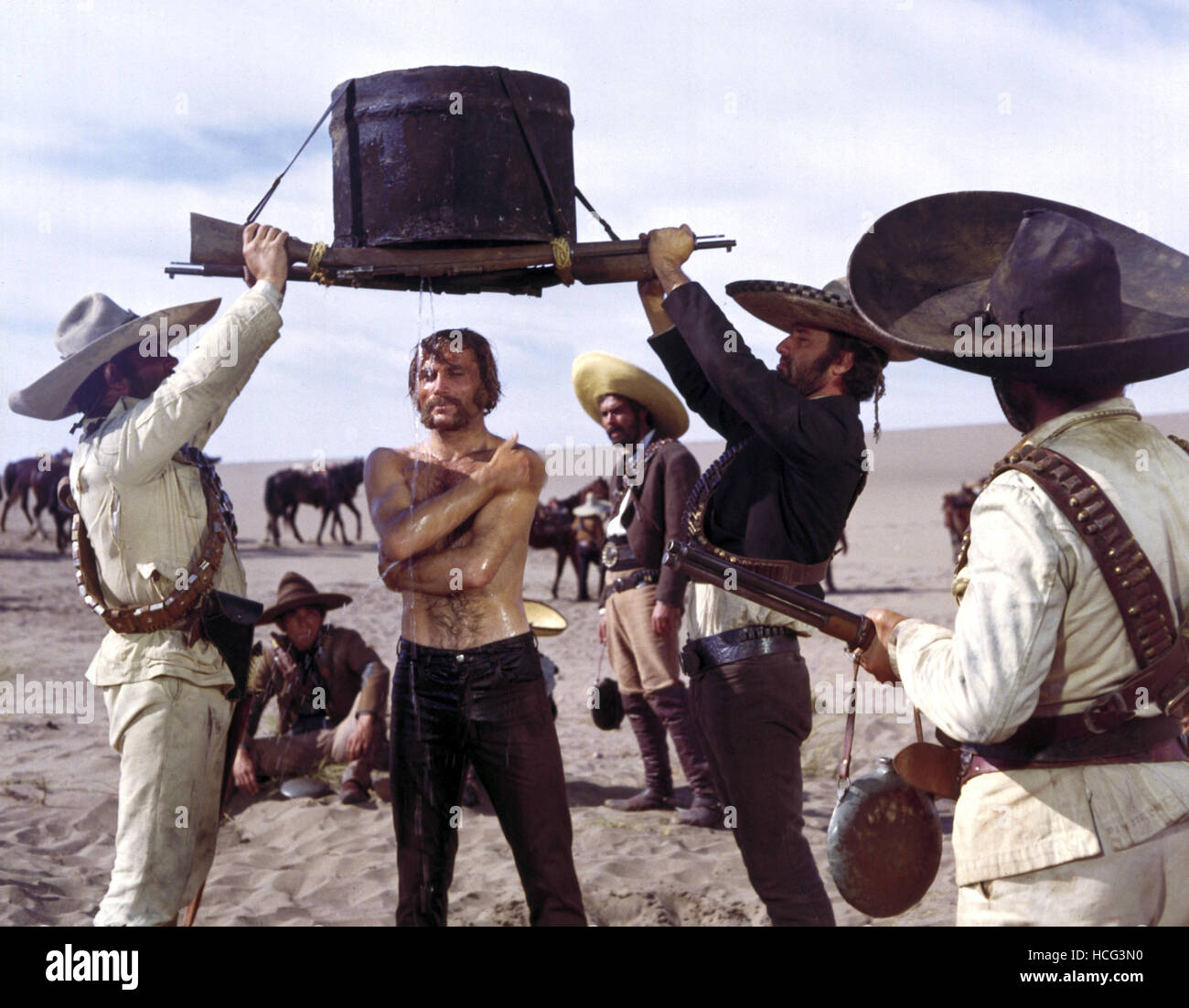 THE MERCENARY, (aka IL MERCENARIO), Franco Nero (shirtless), 1968 Stock ...