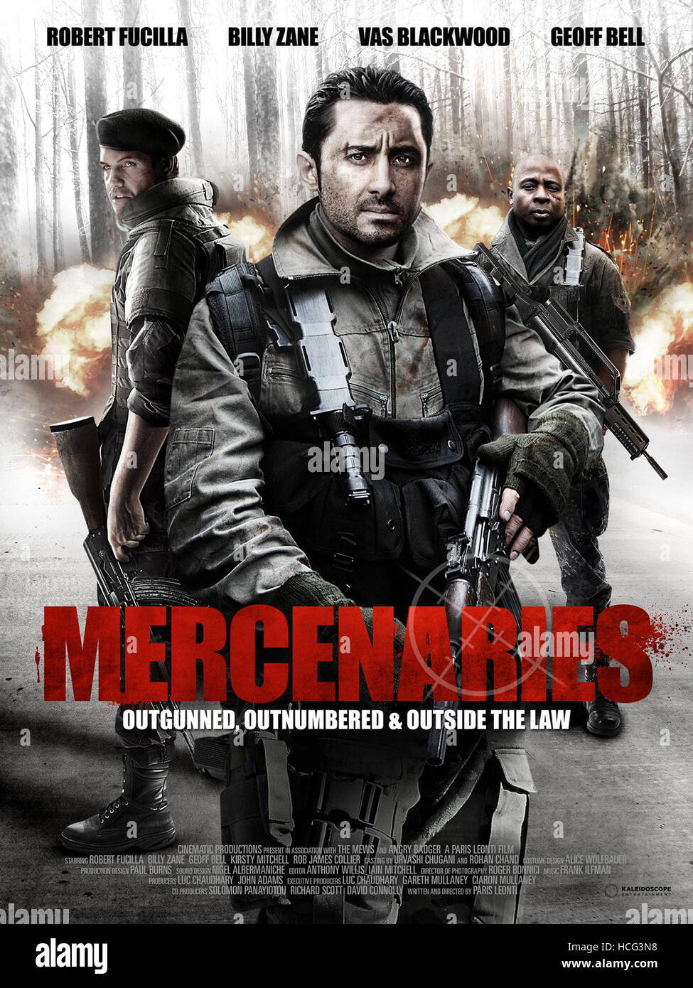 MERCENARIES, International poster art, from left: Billy Zane, Robert ...