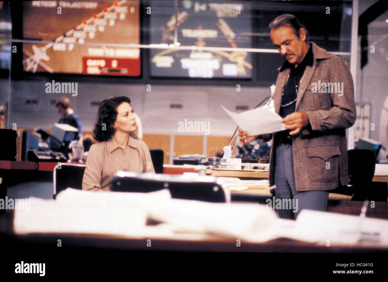 METEOR, Natalie Wood, Sean Connery, 1979. ©American International ...