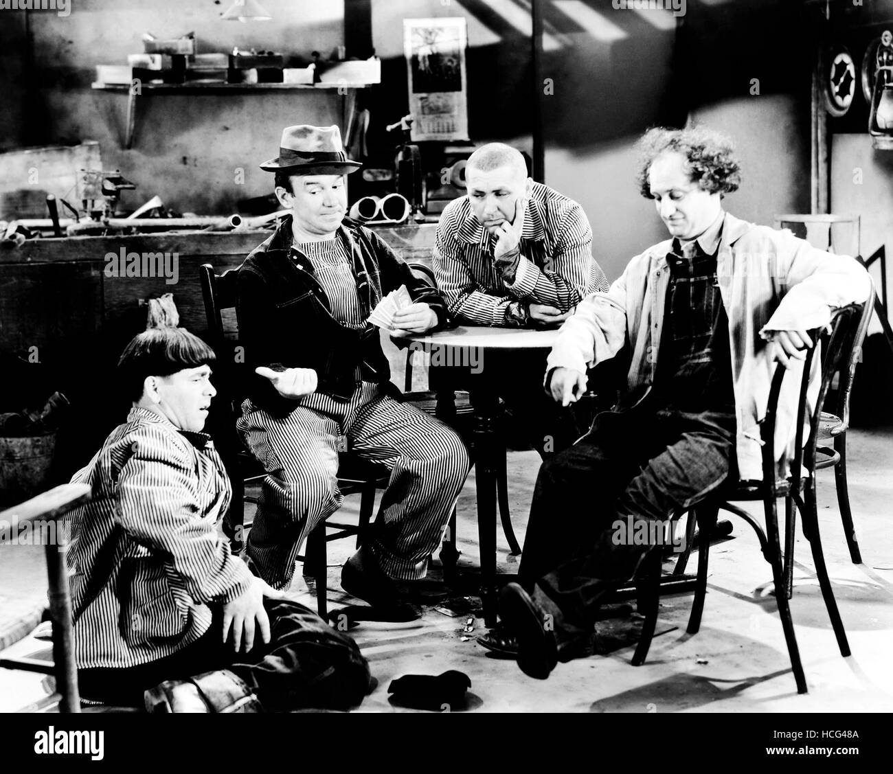MEET THE BARON, from left: Moe Howard, Ted Healy, Curly Howard, Larry ...