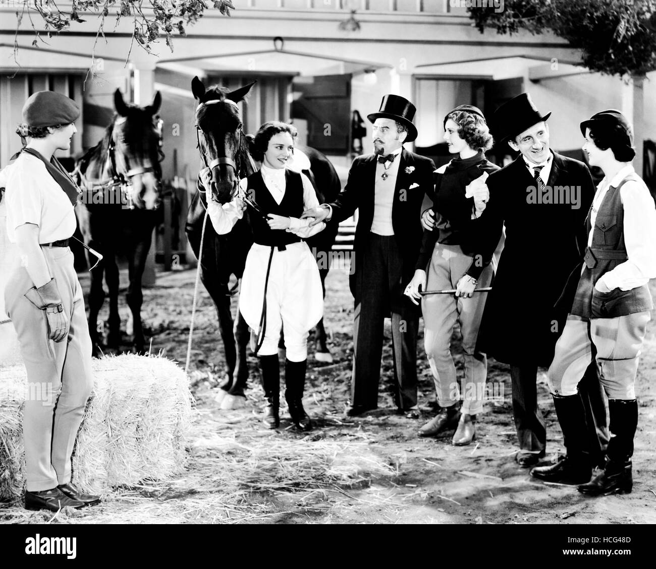 MEET THE BARON, Sheila Bromley (black vest), Jack Pearl (beard), Jimmy ...